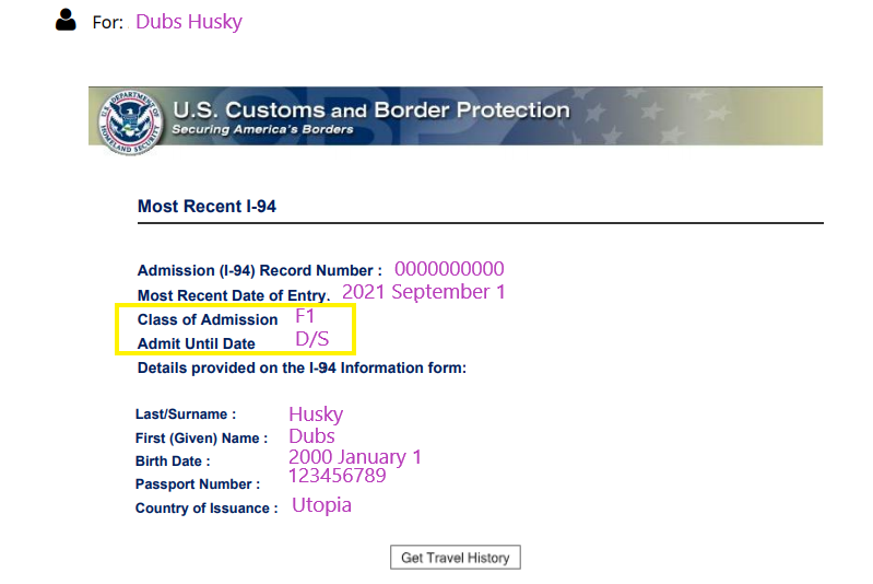I 94 Arrival Departure Record International Student Services